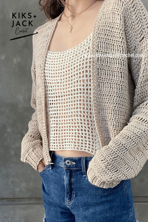 The Campbell Everyday Crochet Cardigan - Easy & Free Pattern
